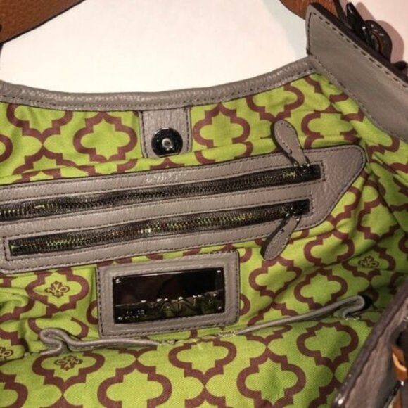 orYANY | Bags | Oryany Regina Raffia Leather Brown Gray Large ...